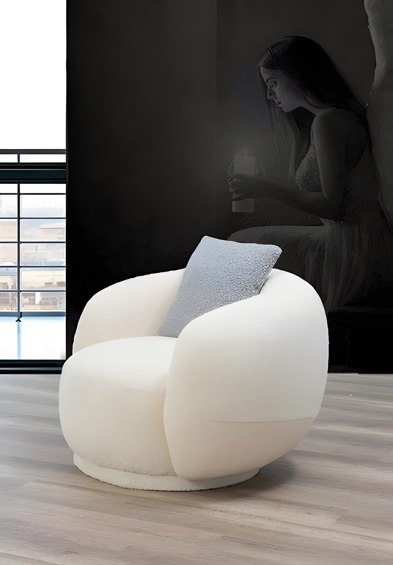 Eleganter Weißer Club Lounge Sessel für Komfort und Stil | jvmoebel.ch